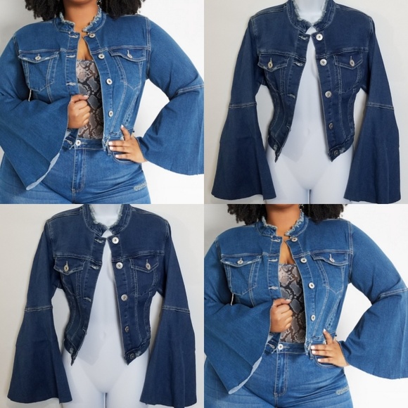 Jackets & Coats | Bell Sleeves Jean Jacket | Poshmark